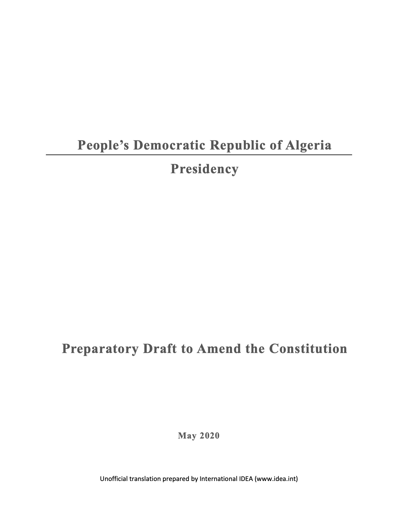 Documents Constitutionnet